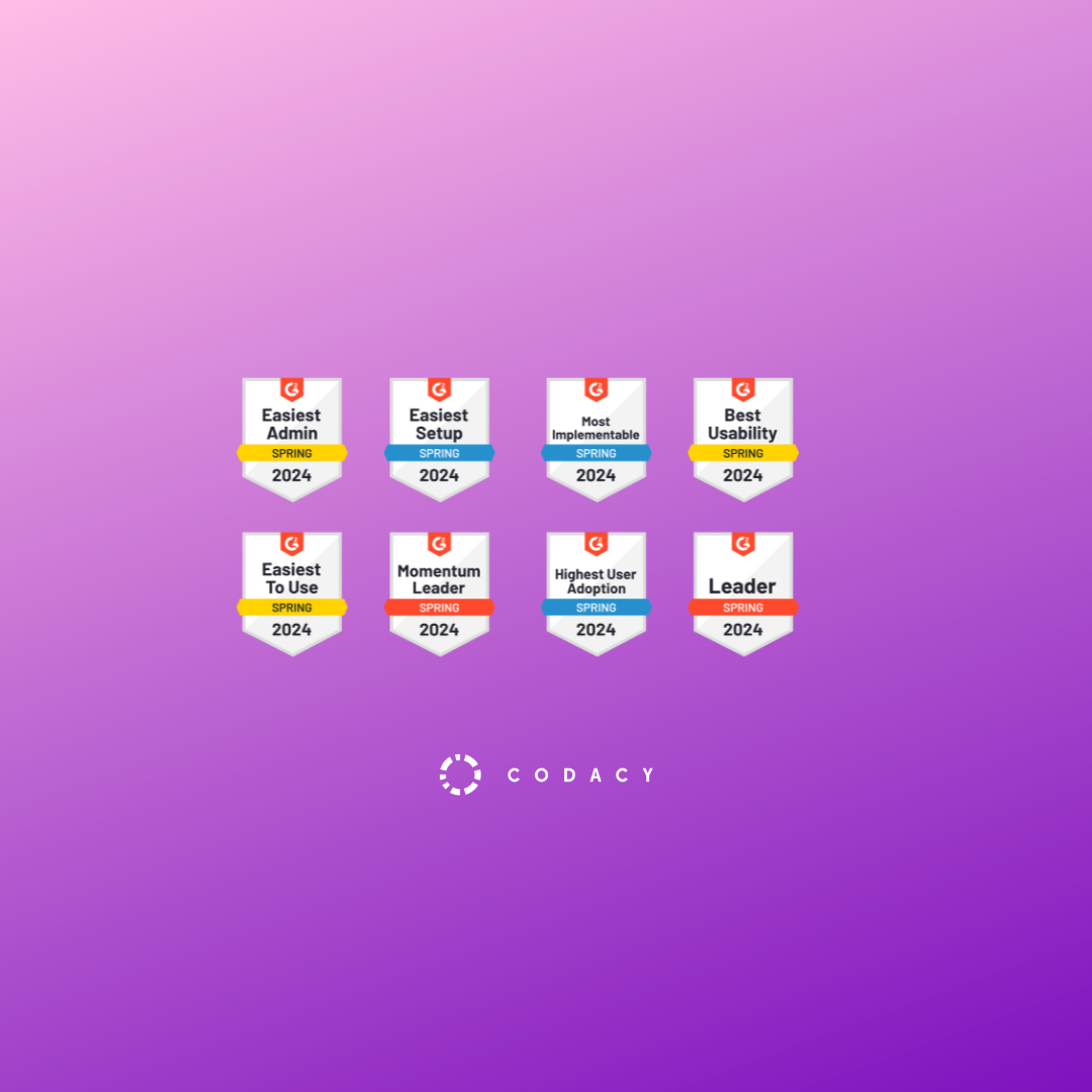 Codacy Named Industry Leader in G2 Spring 2024 Report